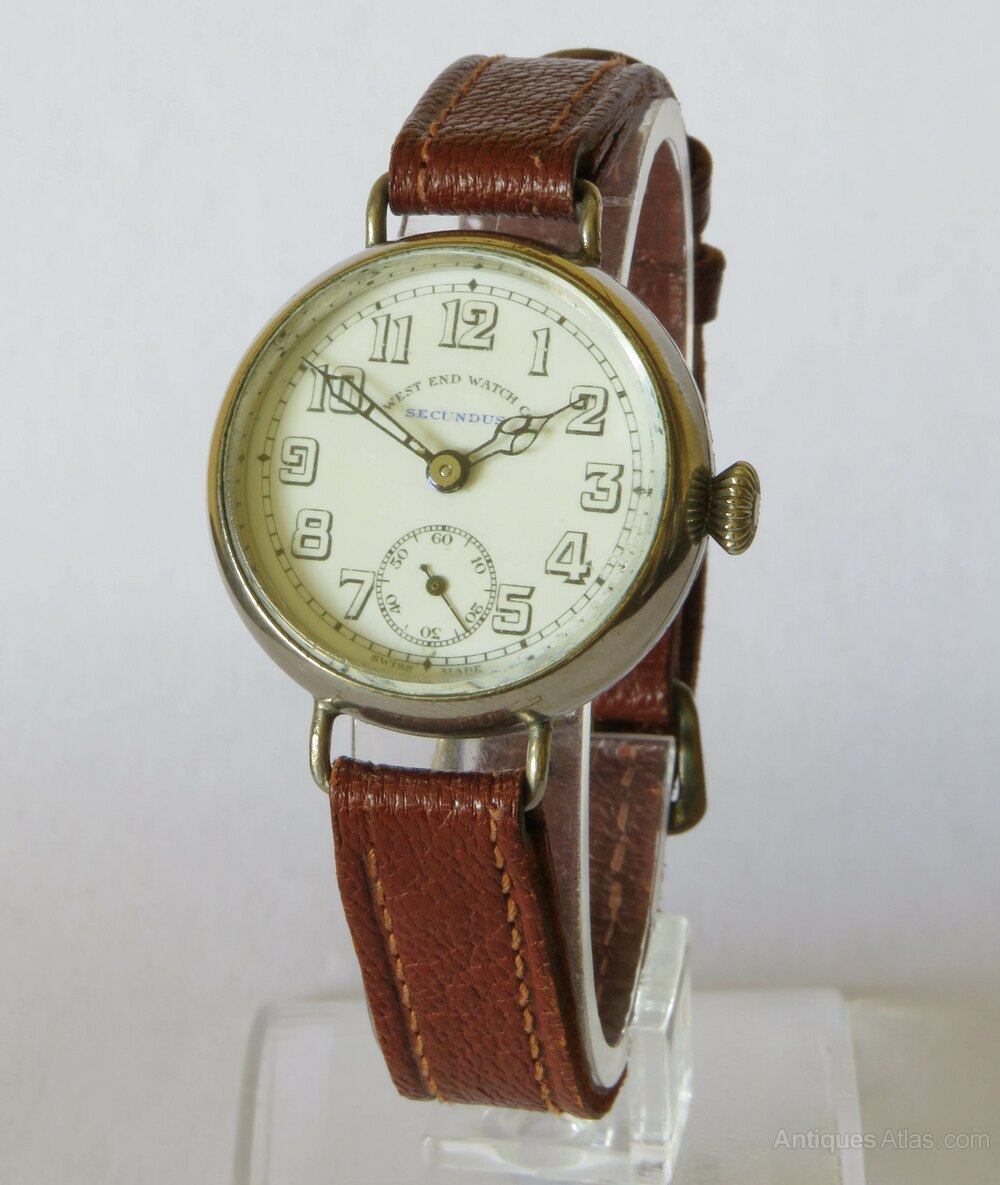 Antiques Atlas - Gents 1920s West End Watch Co Secundus Wrist Watch