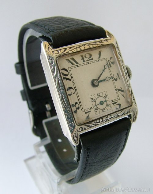 Antiques Atlas - Gents 1920s Wrist Watch