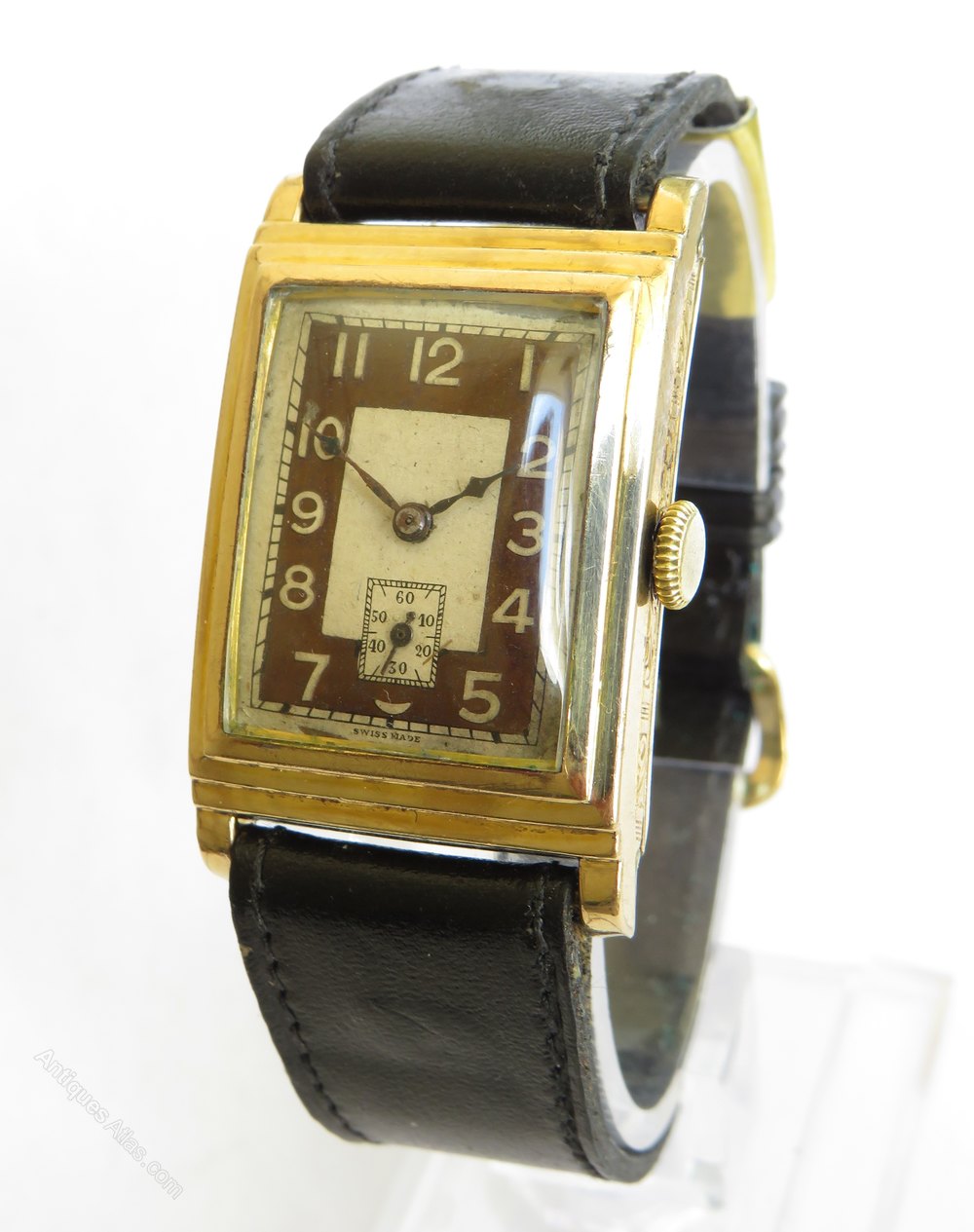 Antiques Atlas - Gents 1930s Art Deco Wrist Watch as170a11566