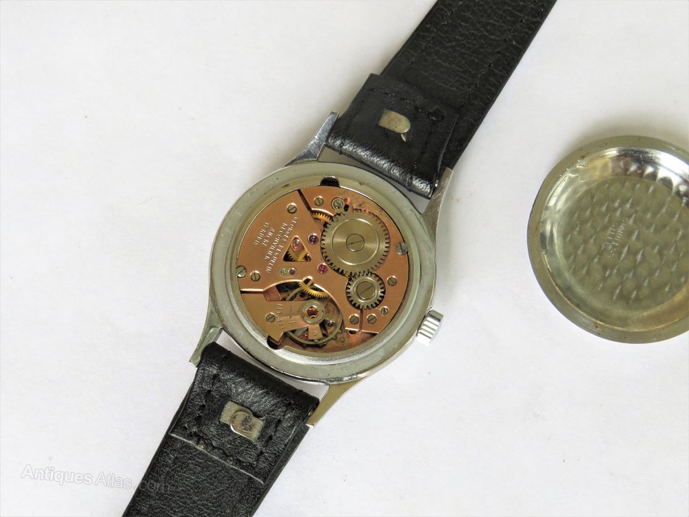 Antiques Atlas - Gents 1940s Georges Beguelin Wrist Watch as170a8345