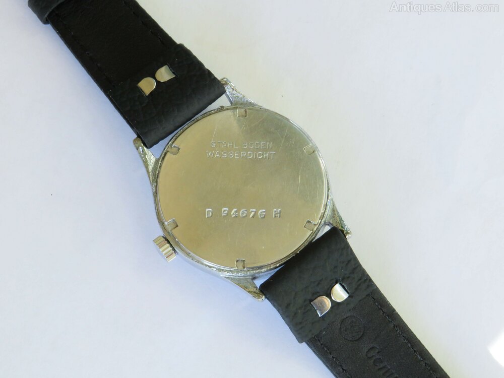 Antiques Atlas - Gents 1940s German Military Glycine Wrist Watch ...