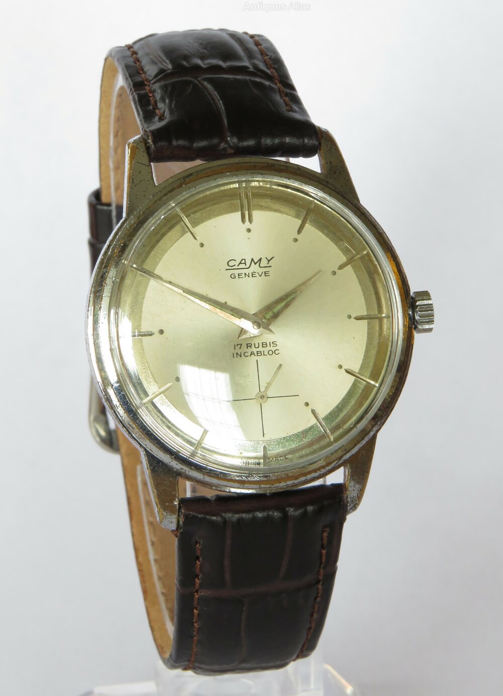 Antiques Atlas - Gents 1950s Camy Geneve Wrist Watch as170a13368