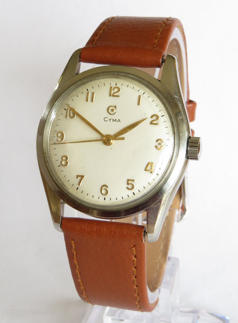 Antiques Atlas - Gents 1950s Cyma Wrist Watch