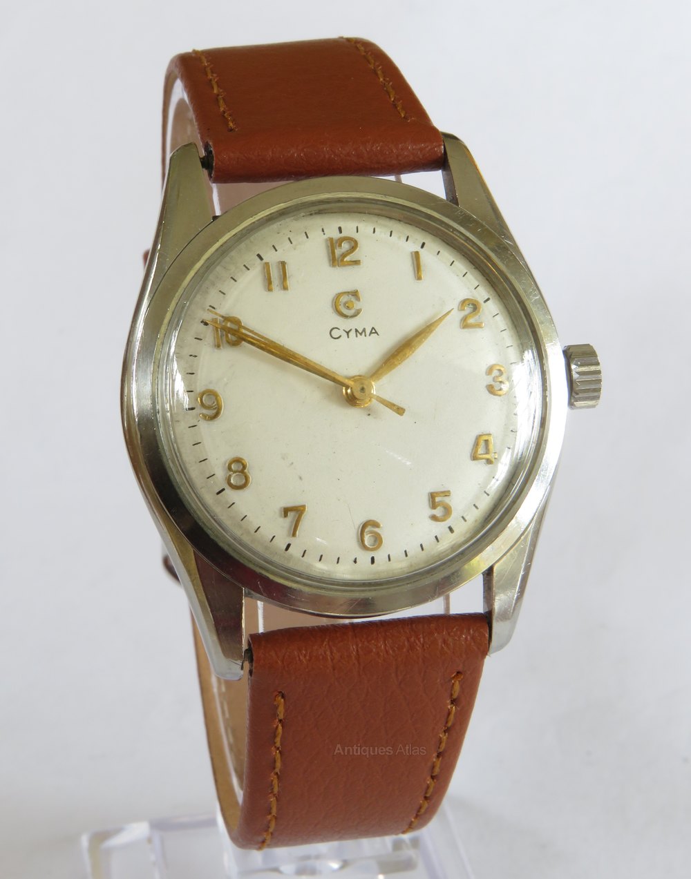Antiques Atlas - Gents 1950s Cyma Wrist Watch