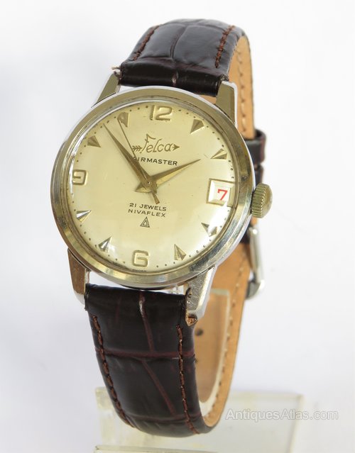 Antiques Atlas - Gents 1950s Felca Airmaster Wrist Watch
