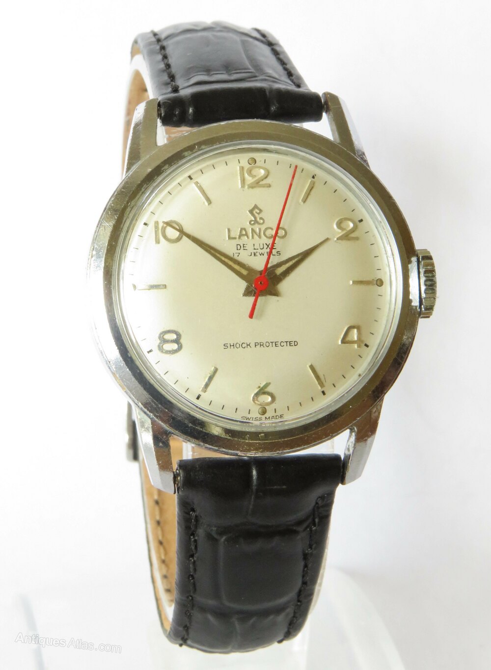 Antiques Atlas - Gents 1950s Lanco De Luxe Wrist Watch as170a12501