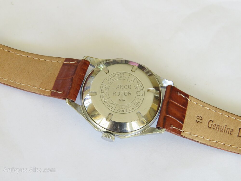 Antiques Atlas - Gents 1950s Lanco Rotor Automatic Wrist Watch as170a12624