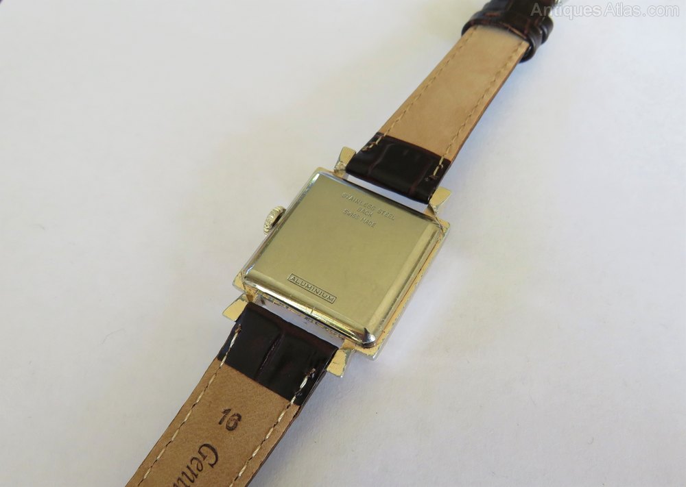 Antiques Atlas - Gents 1950s Omer Wrist Watch By Otto Maire SA as170a8016