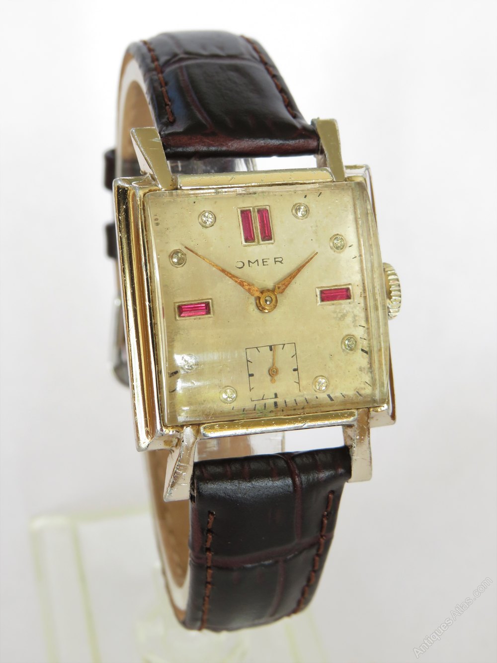 Antiques Atlas - Gents 1950s Omer Wrist Watch By Otto Maire SA as170a8016