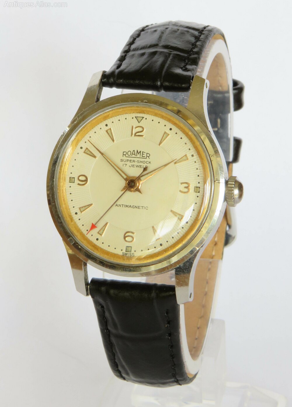 Antiques Atlas - Gents 1950s Roamer Super-Shock Wrist Watch as170a13876