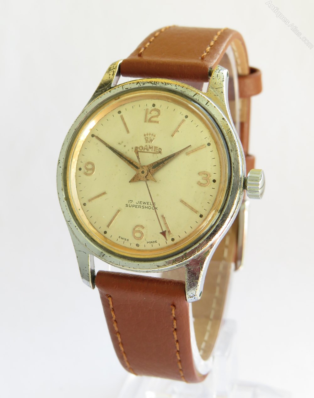 Antiques Atlas - Gents 1950s Roamer Wrist Watch
