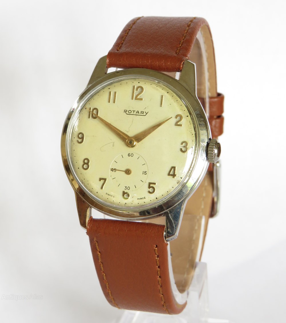 Antiques Atlas - Gents 1950s Rotary Wrist Watch