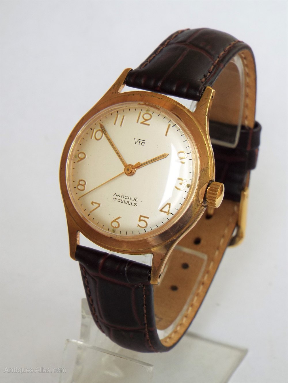 Antiques Atlas - Gents 1950s Vic Wrist Watch By Victor Beuchat