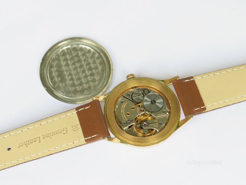 Antiques Atlas - Gents 1950s Jumbo Wyler Vetta Wrist Watch as170a13269