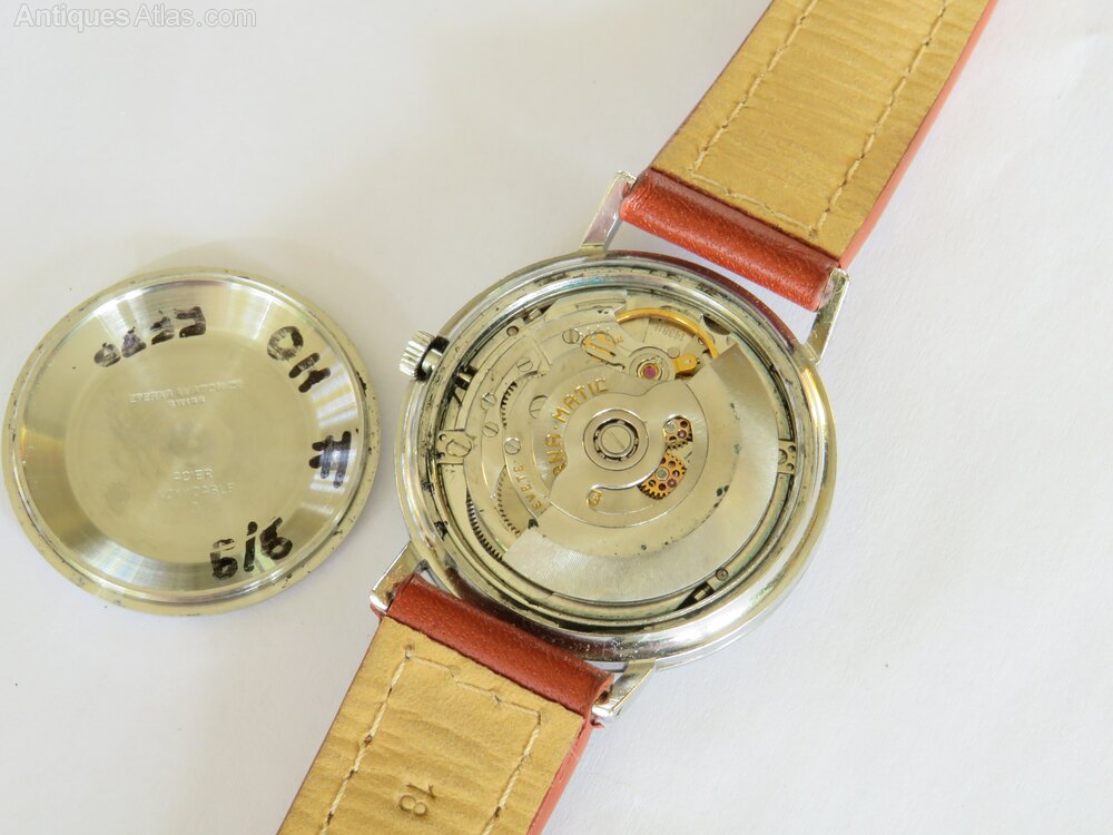 Antiques Atlas - Gents 1960 Eterna-Matic Centenaire Wrist Watch as170a13148