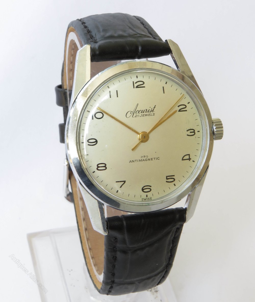 Antiques Atlas - Gents 1960s Accurist Wrist Watch as170a11601
