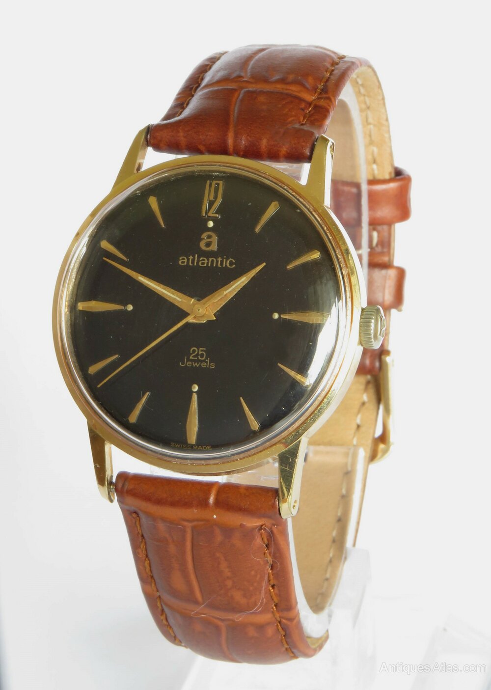 Antiques Atlas - Gents 1960s Atlantic Super Automatic Wrist Watch ...