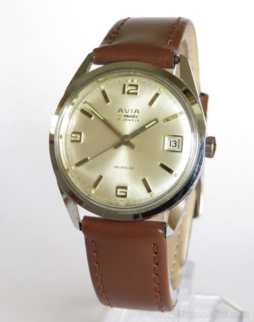 Antiques Atlas - Gents 1960s Avia-Matic Automatic Wrist Watch