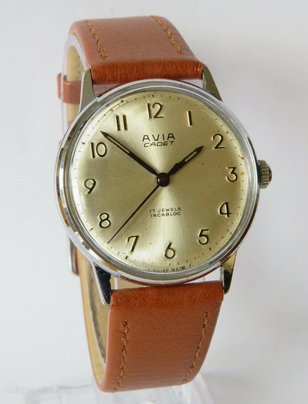 Antiques Atlas - Gents 1960s Avia Cadet Wrist Watch as170a12139