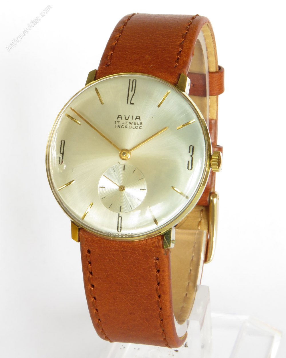 Antiques Atlas - Gents 1960s Avia Wrist Watch, 10060 Model as170a11666