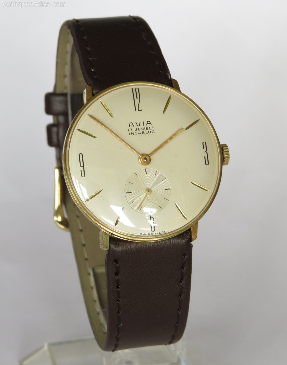 Antiques Atlas - Gents 1960s Avia Wrist Watch, 10006 Model as170a7366