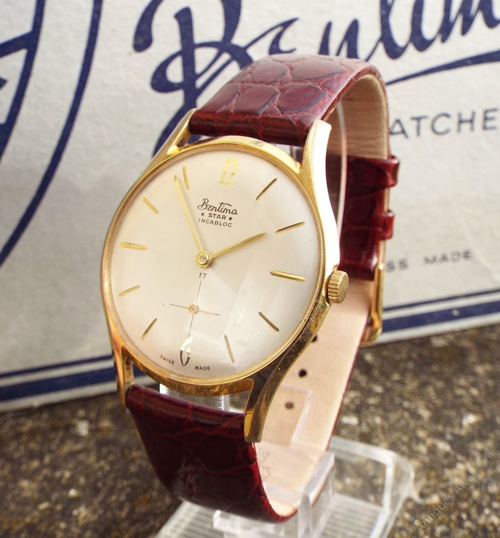 Antiques Atlas - Gents 1960s Bentima Wrist Watch