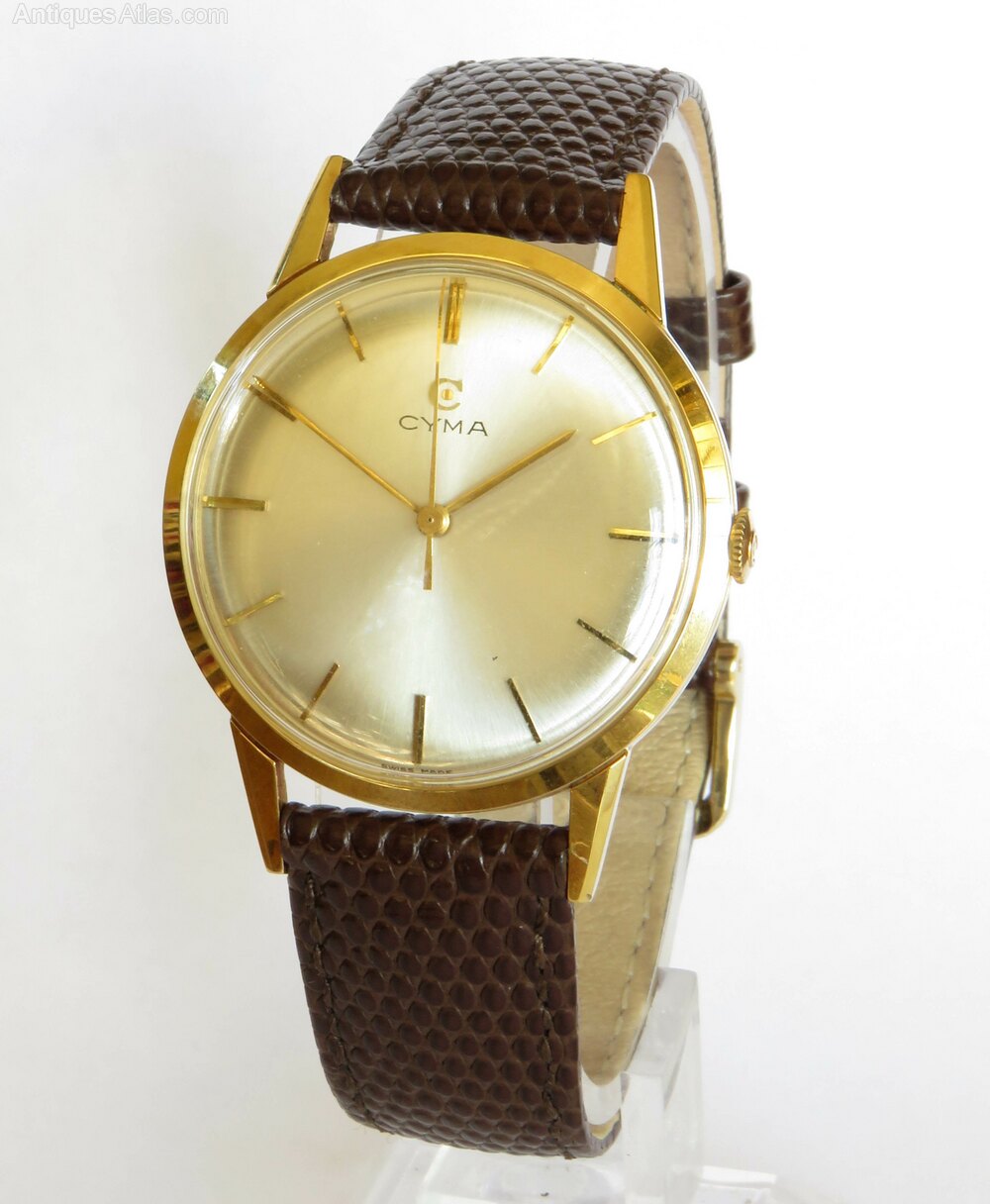 Antiques Atlas - Gents 1960s Cyma Wrist Watch, Lovely Condition ...