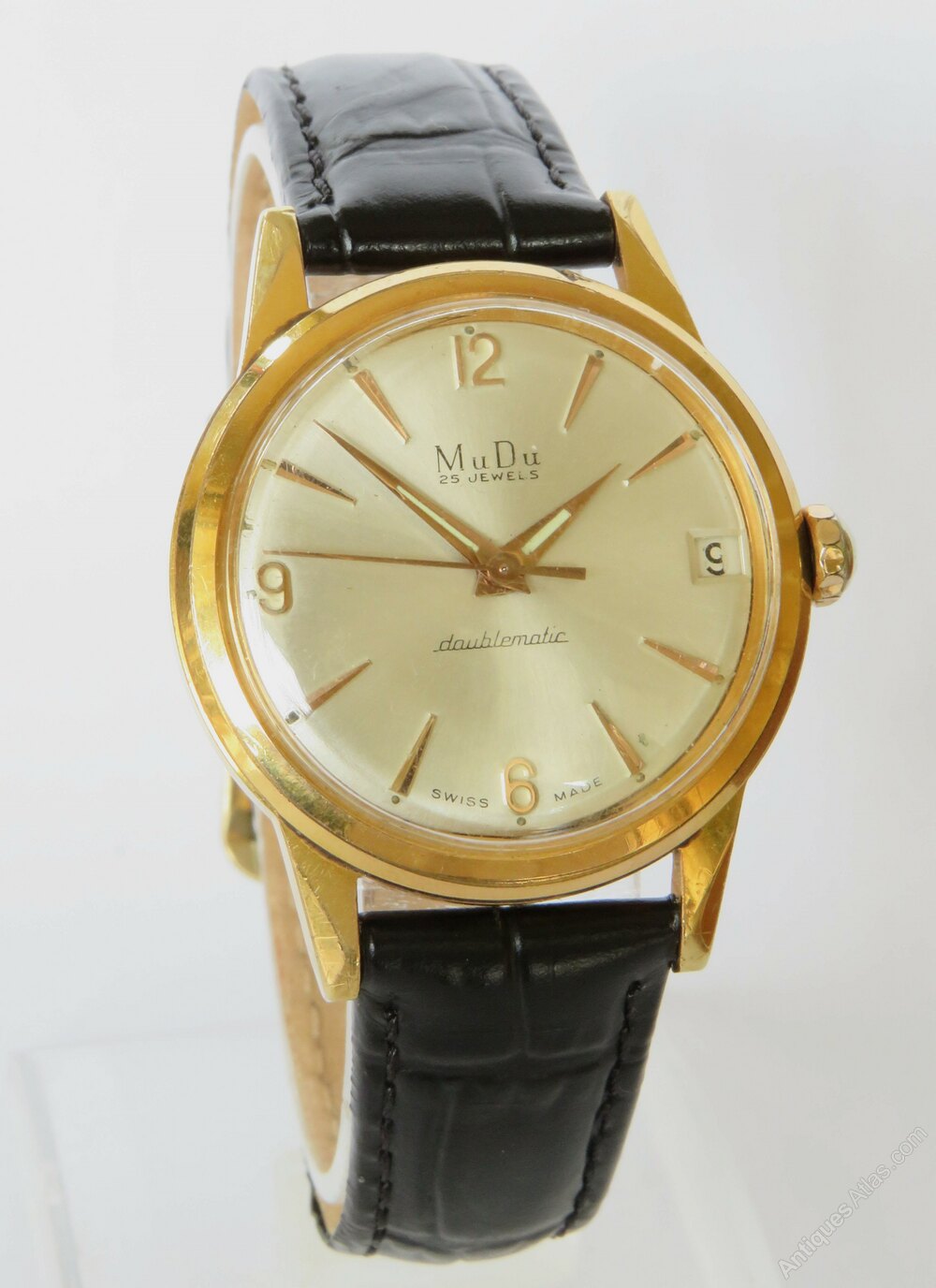 Antiques Atlas - Gents 1960s MuDu Doublematic Automatic Wrist Watch ...