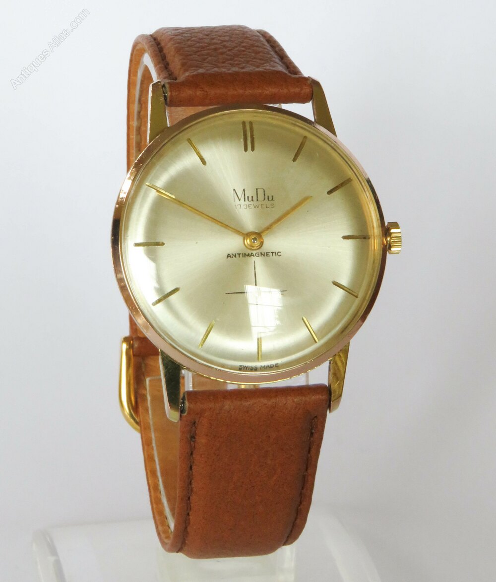 Antiques Atlas - Gents 1960s MuDu Wrist Watch