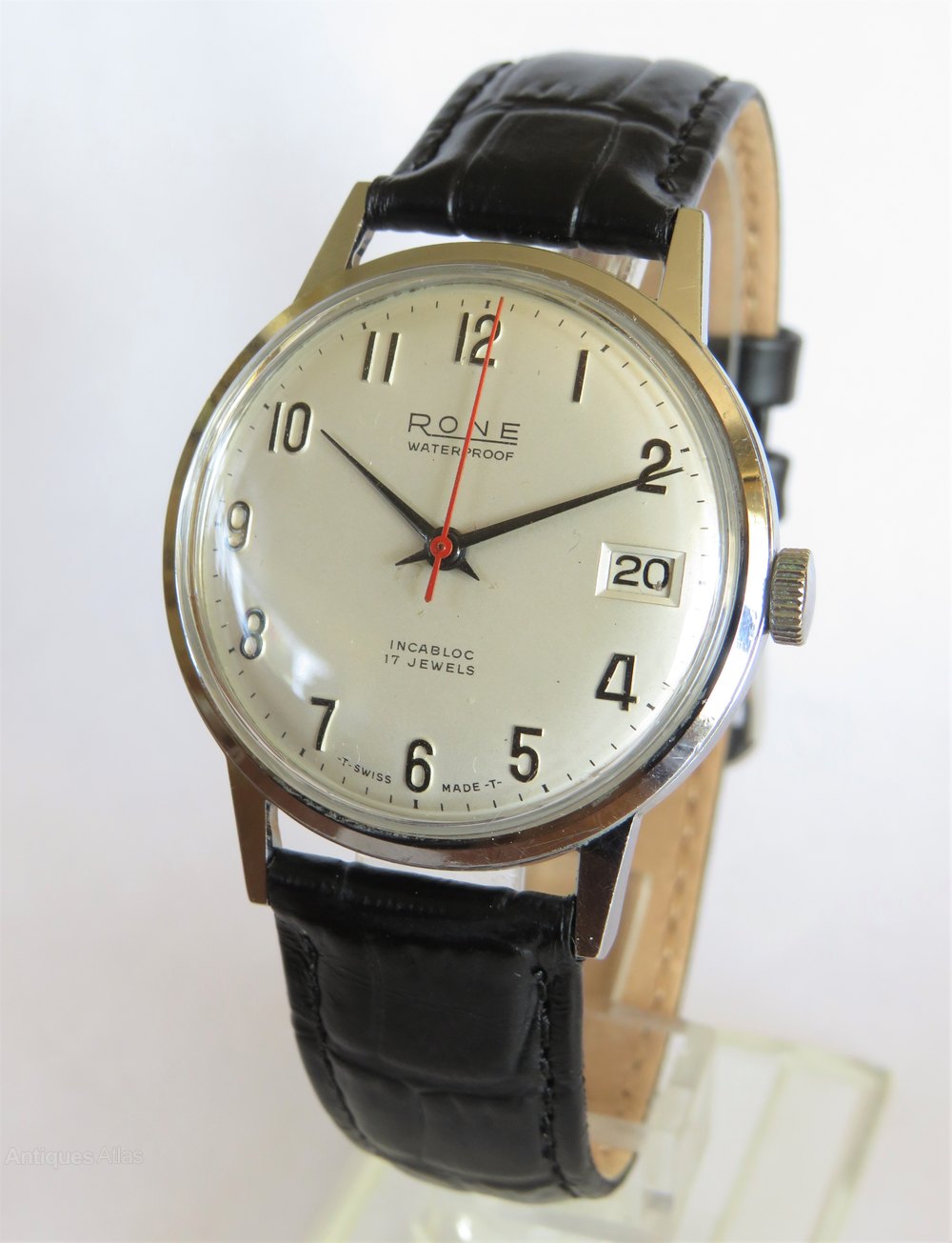 Antiques Atlas - Gents 1960s Rone Wrist Watch, Lovely Condition