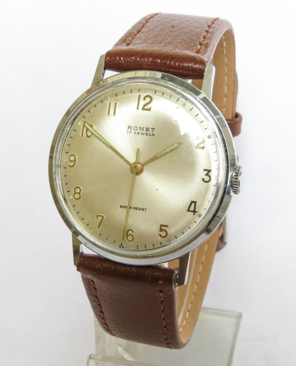 Antiques Atlas - Gents 1960s Ronet Watch From Rone as170a9859
