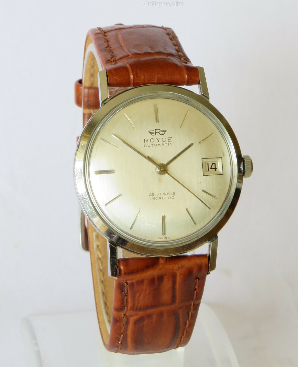 Antiques Atlas - Gents 1960s Royce Automatic Wrist Watch as170a13693