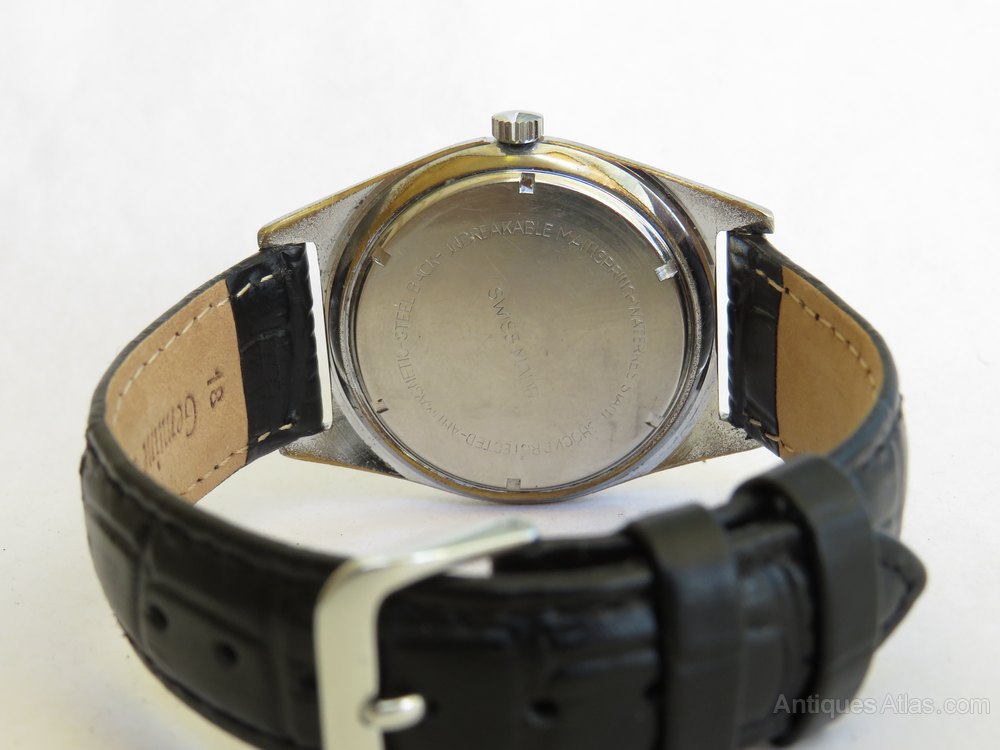 Antiques Atlas - Gents 1960s Swiss Emperor Wrist Watch as170a8112