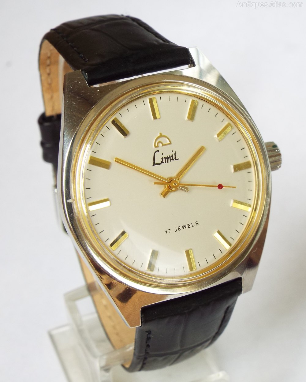 Antiques Atlas - Gents 1970s Limit Wrist Watch