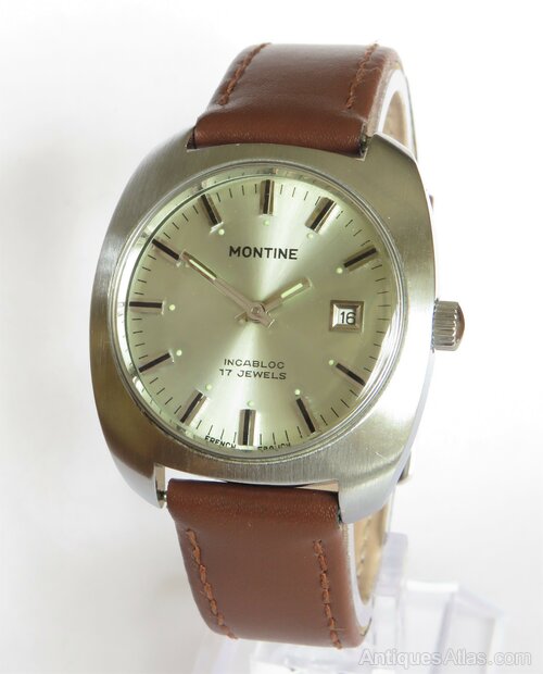 Antiques Atlas - Gents 1970s Montine Wrist Watch as170a12284
