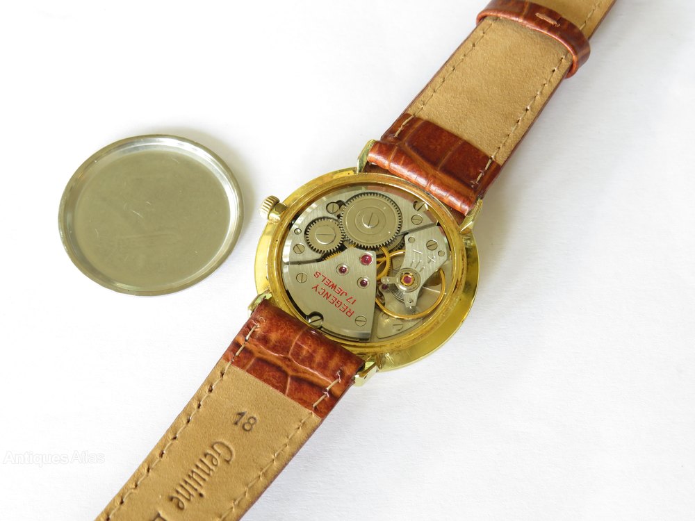 Antiques Atlas - Gents 1970s Regency Wristwatch as170a11478