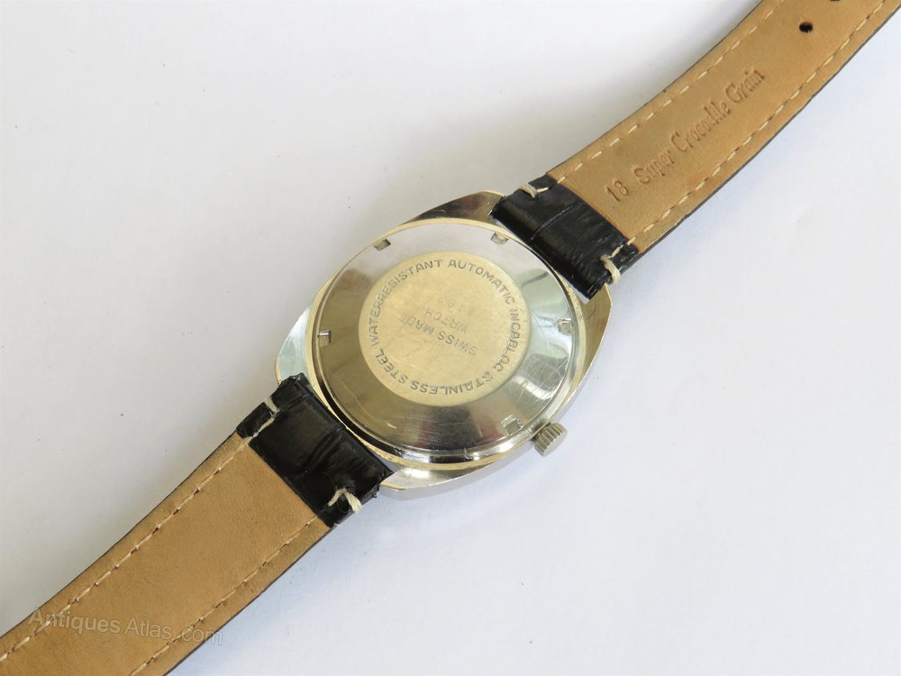 Antiques Atlas - Gents 1970s Swiss Emperor Automatic Wrist Watch as170a9208