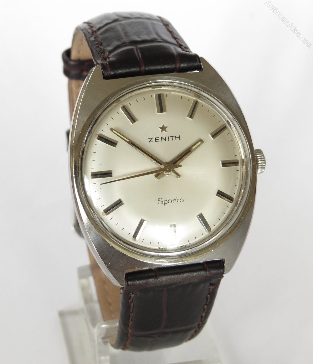Antiques Atlas - Gents 1970s Zenith Sporto Wrist Watch as170a7709