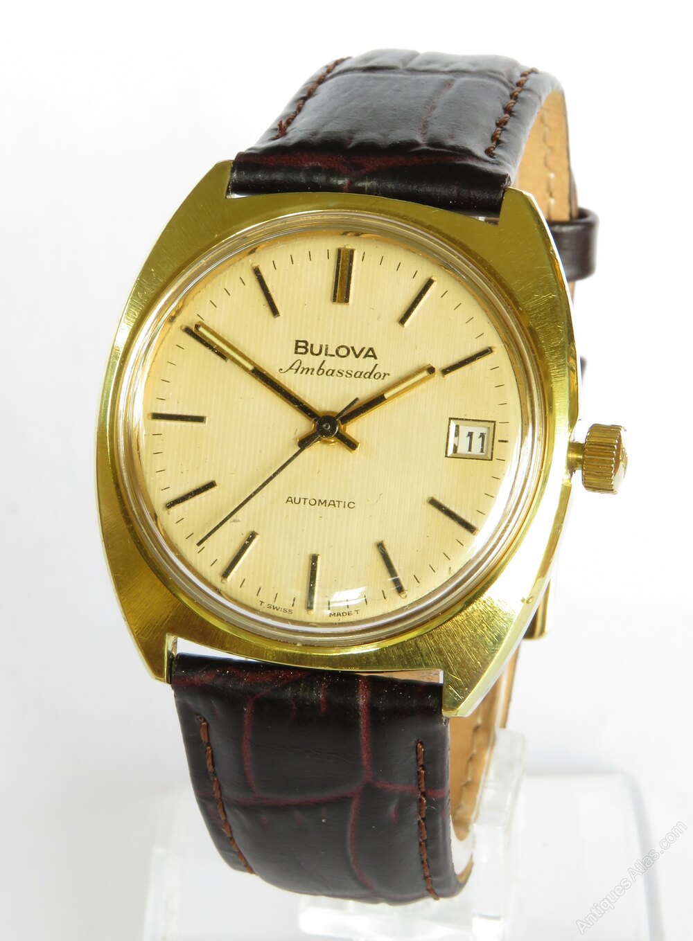Antiques Atlas - Gents 1974 Bulova Ambassador Automatic Wrist Watch ...