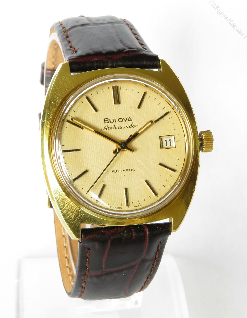 Antiques Atlas - Gents 1974 Bulova Ambassador Automatic Wrist Watch ...