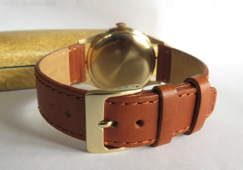 Antiques Atlas - Gents 9ct Gold Bentima Star Wrist Watch