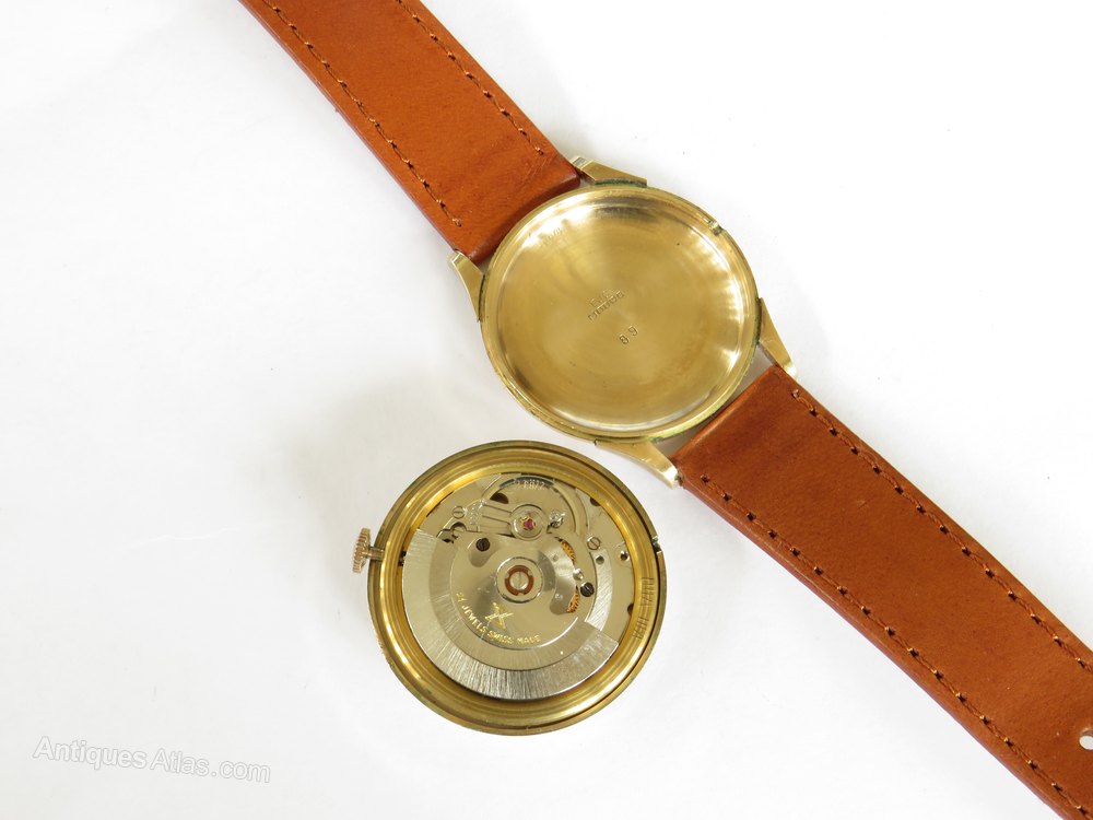 Antiques Atlas - Gents 9ct Gold Bentima Star Wrist Watch