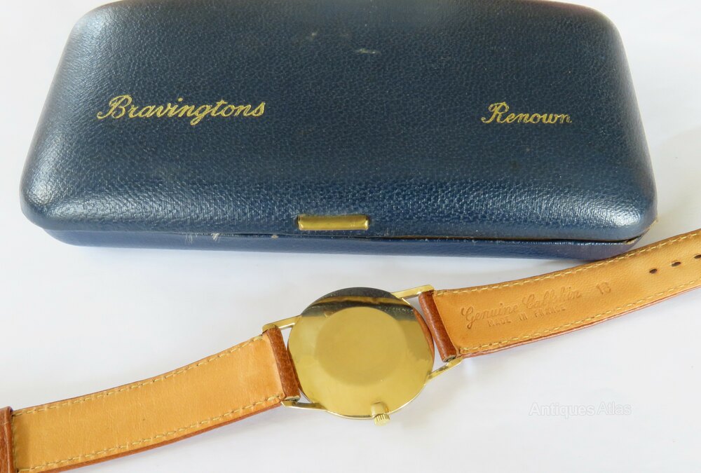 Antiques Atlas - Gents 9ct Gold Bravingtons Renown Watch, 1964 as170a12573