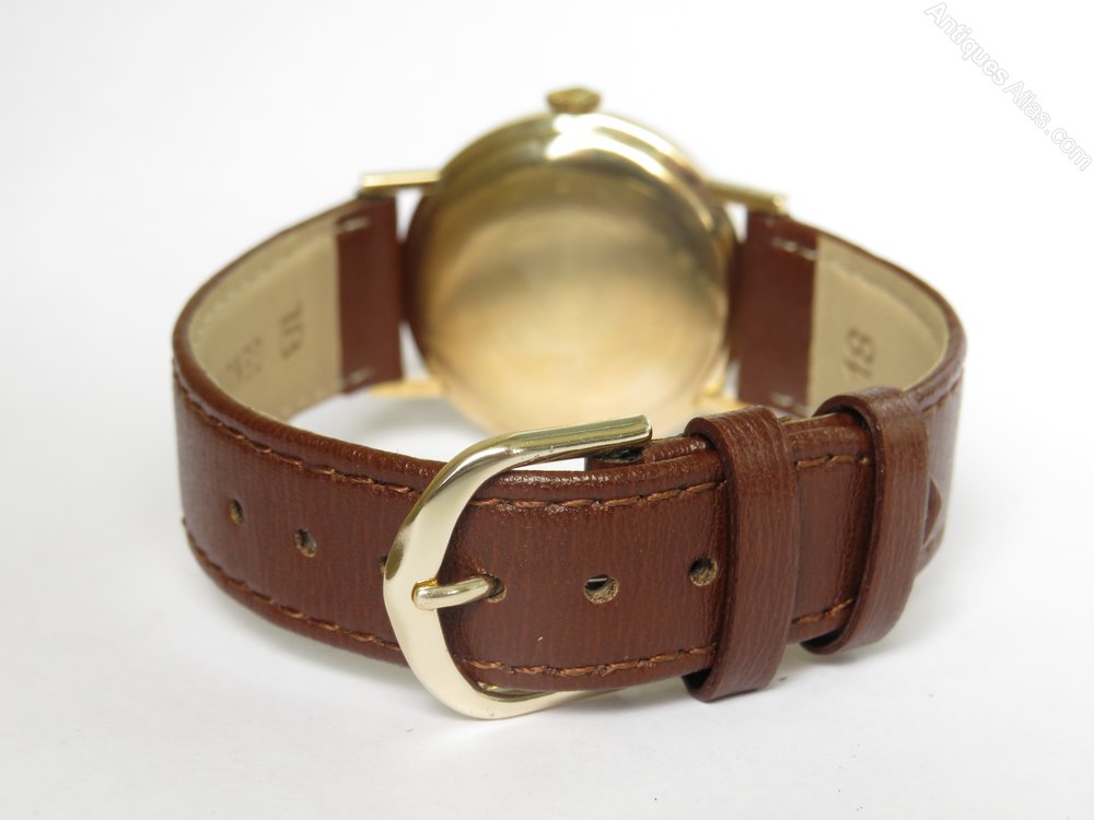 Antiques Atlas - Gents 9ct Gold Swiss Emperor Wrist Watch