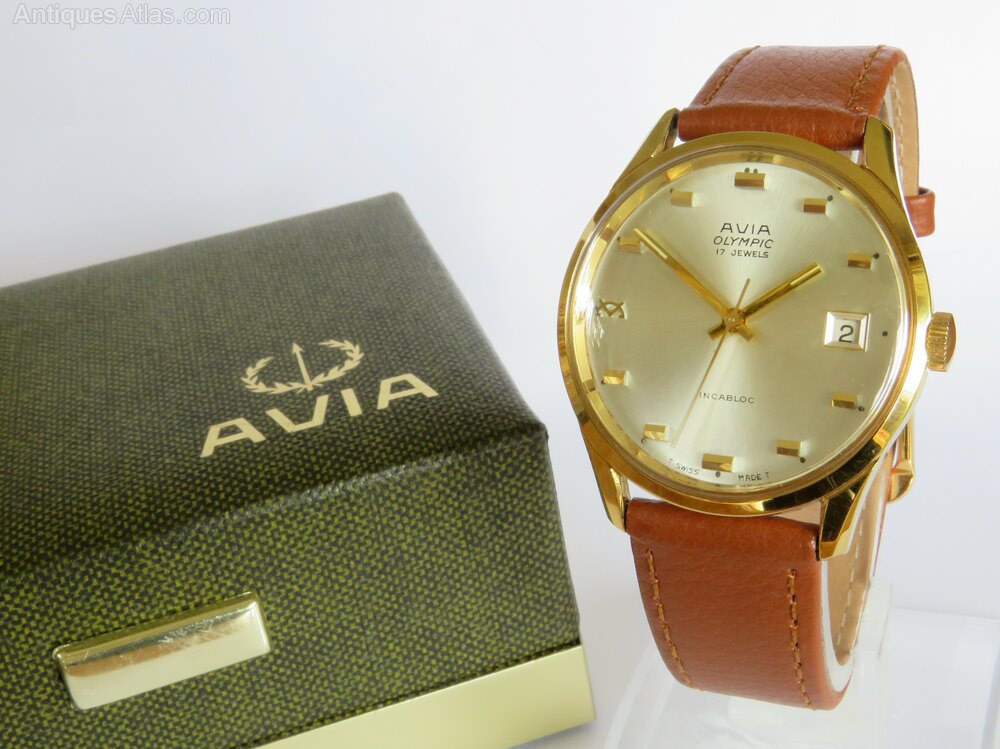 Antiques Atlas - Gents Avia Wrist Watch, Rare Dial, C1970 as170a13251