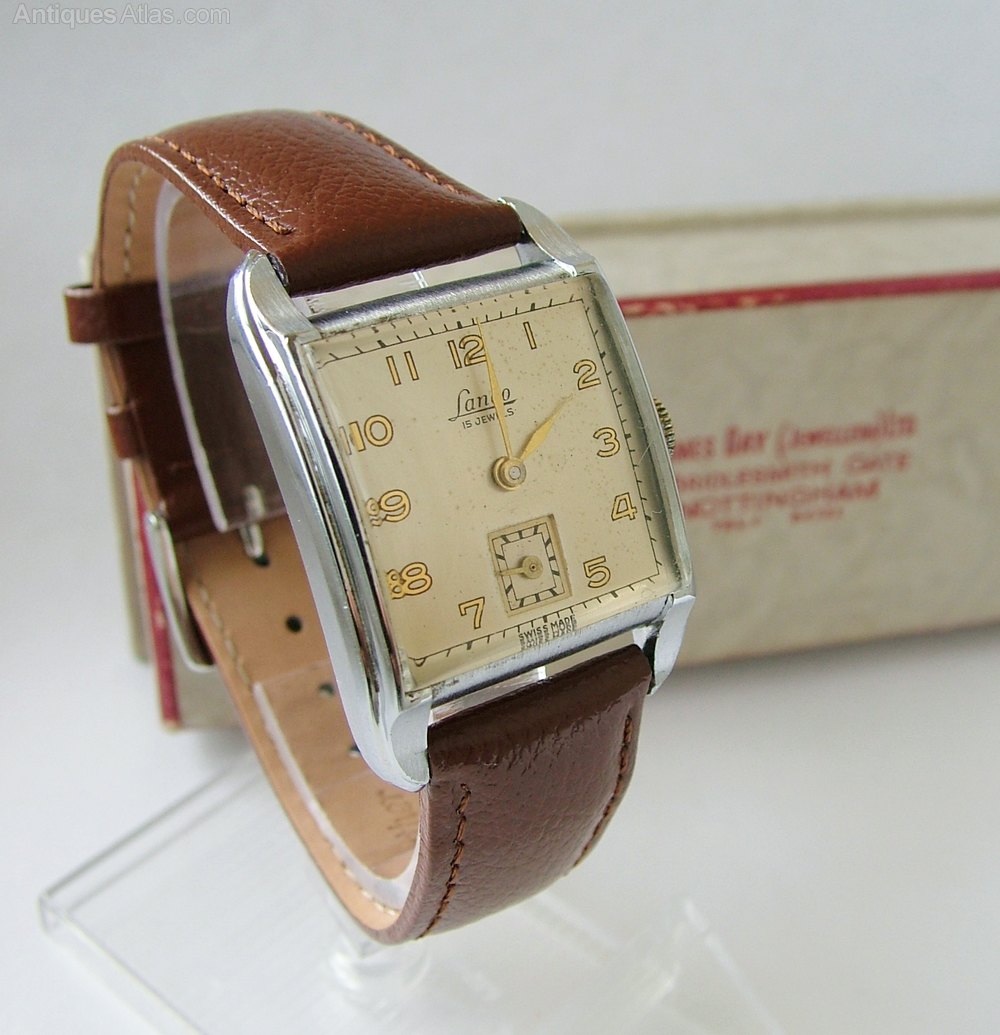 Antiques Atlas - Gents Lanco Wrist Watch With Box And Papers, 1950 ...