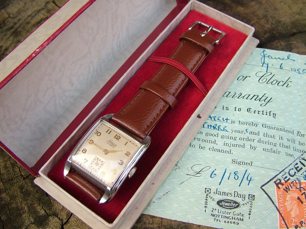Antiques Atlas - Gents Lanco Wrist Watch With Box And Papers, 1950 ...