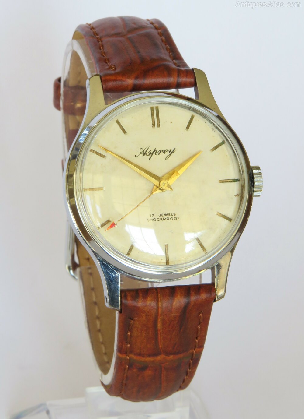 Antiques Atlas - Gents Smiths Wrist Watch For Asprey, C1960 as170a13686