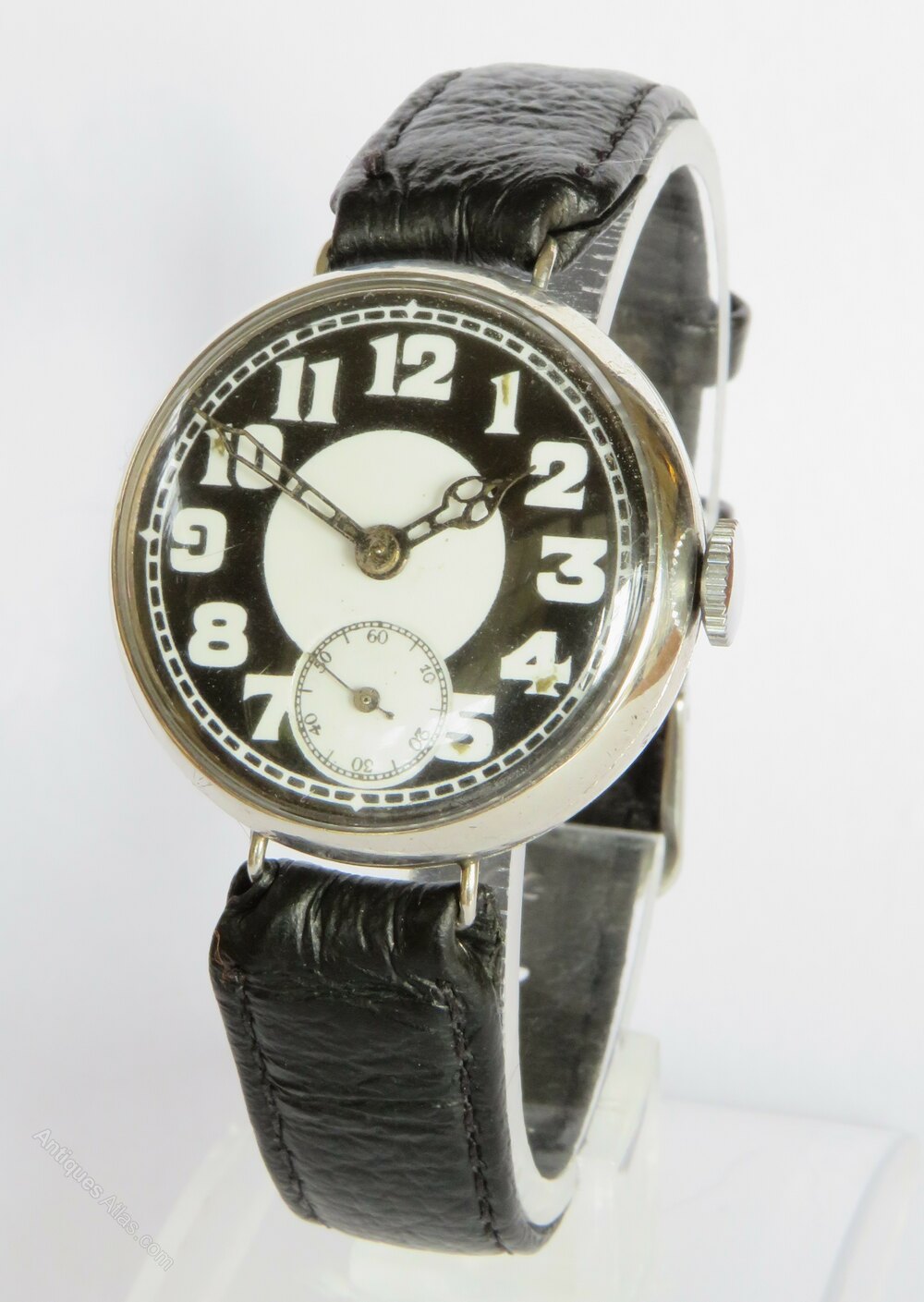 Antiques Atlas - Gents Antique Silver Wrist Watch, 1924 as170a12466