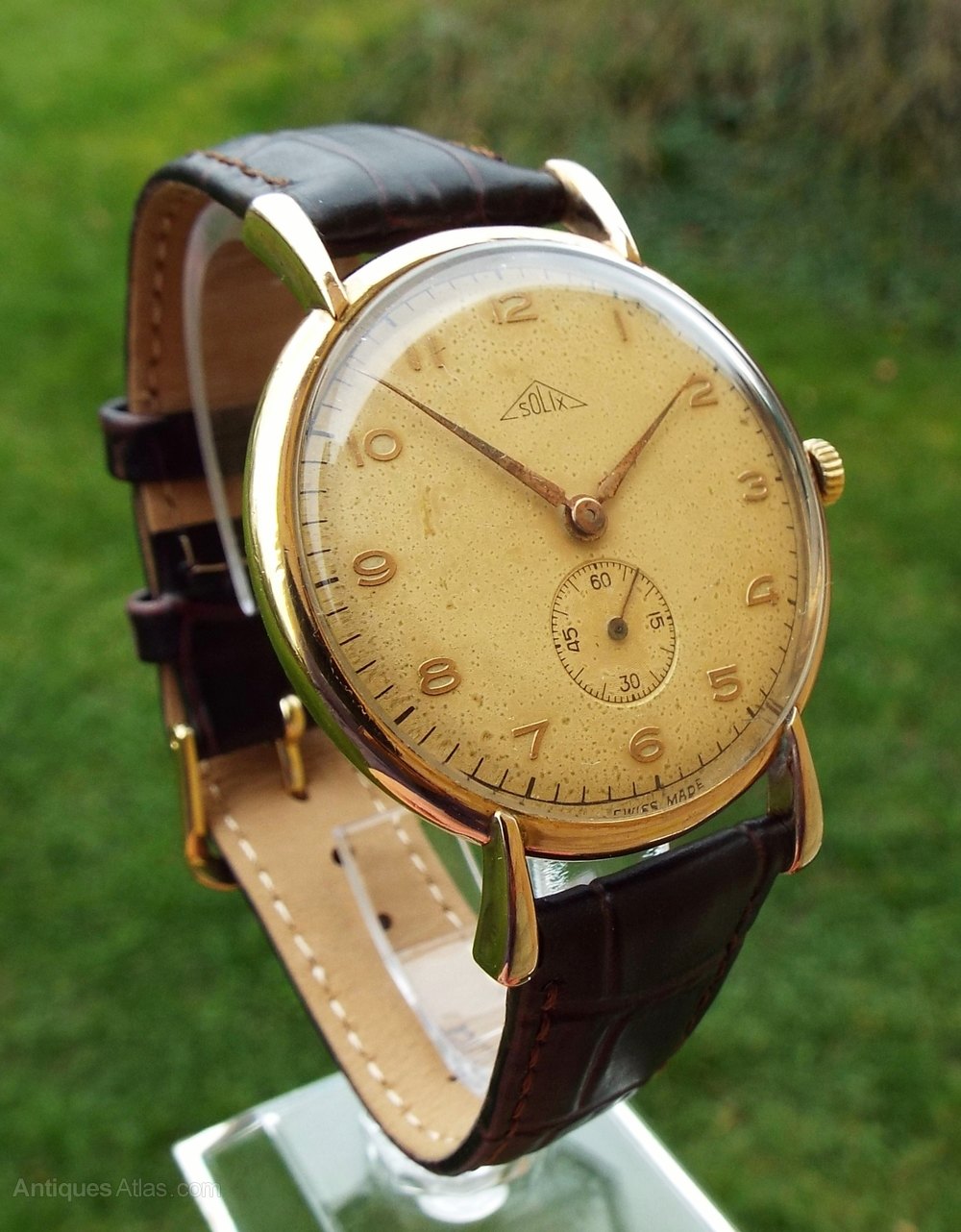 Antiques Atlas - Gents Good-sized 1950s Solix Wrist Watch By Selza ...